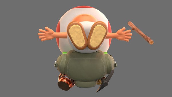 modelo 3d Toad Rig de la película Super Mario Bros. - TurboSquid 2125450