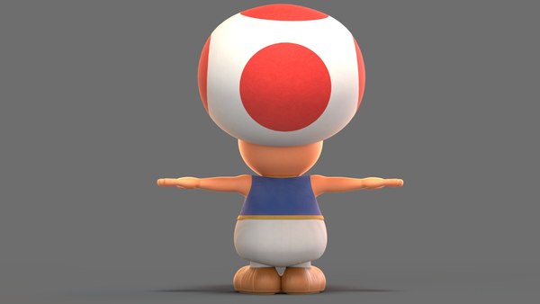 modelo 3d Toad Rig de la película Super Mario Bros. - TurboSquid 2125450