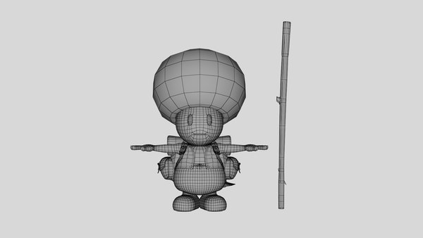 modelo 3d Toad Rig de la película Super Mario Bros. - TurboSquid 2125450