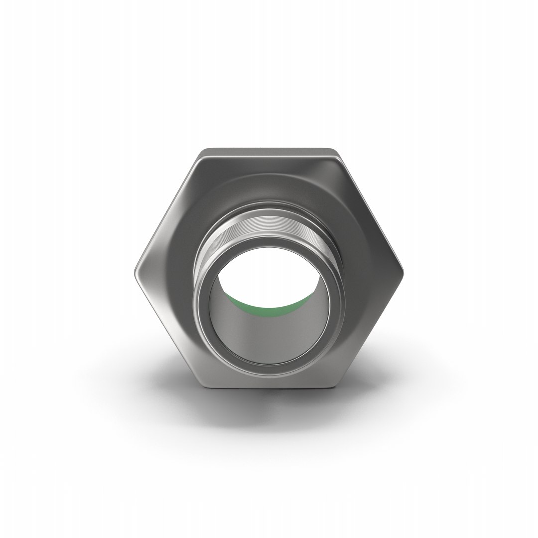 3D Male Threaded Union Model - TurboSquid 2159736