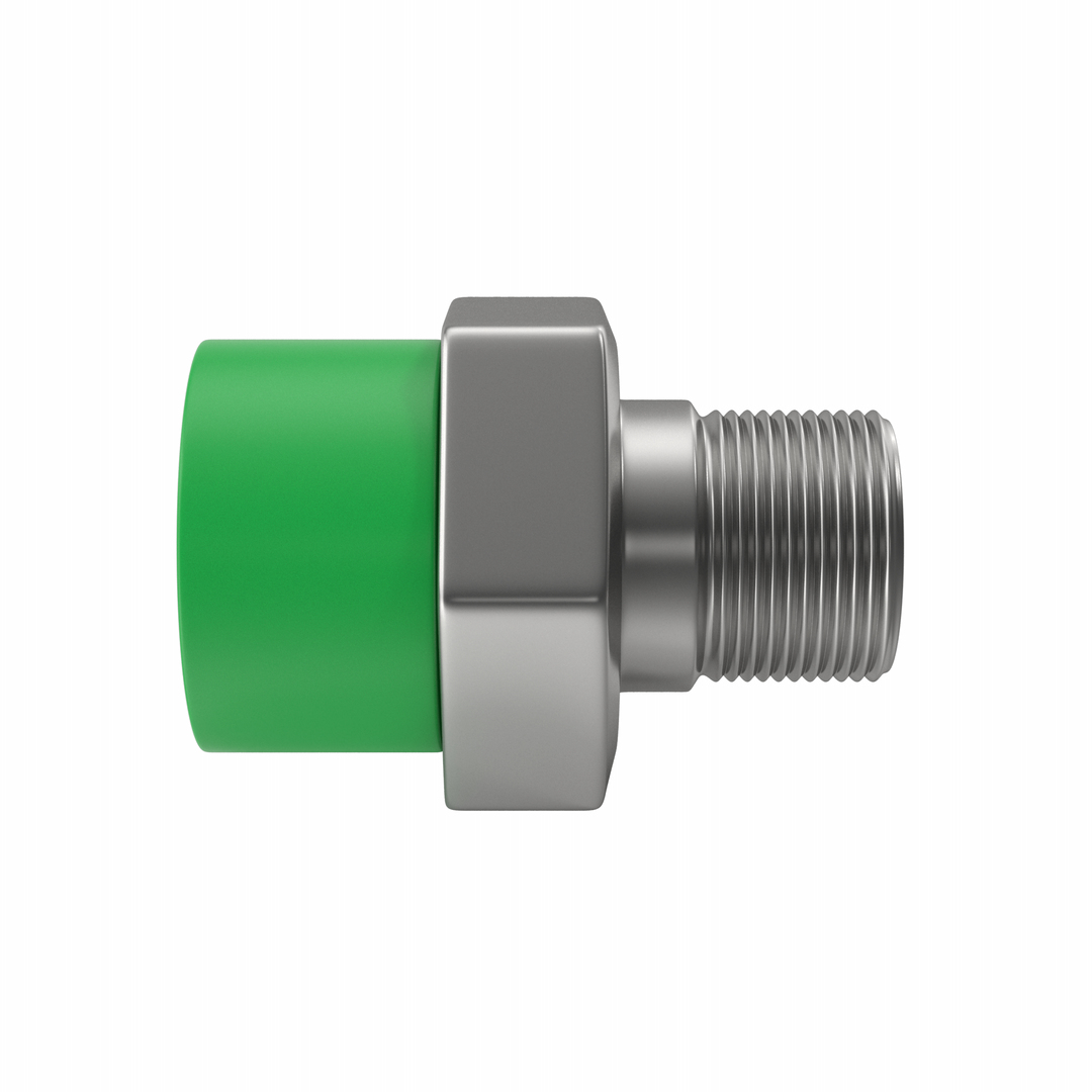 3D Male Threaded Union Model - TurboSquid 2159736