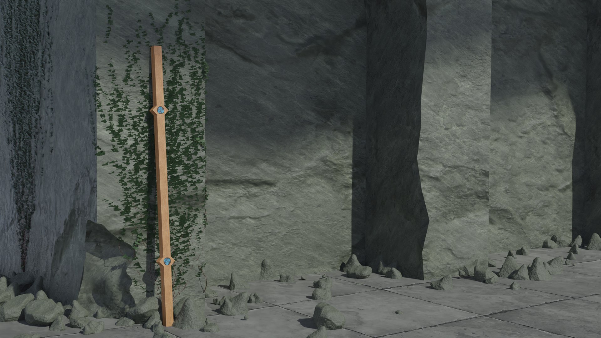 Aangs Staff 3D - TurboSquid 2222544