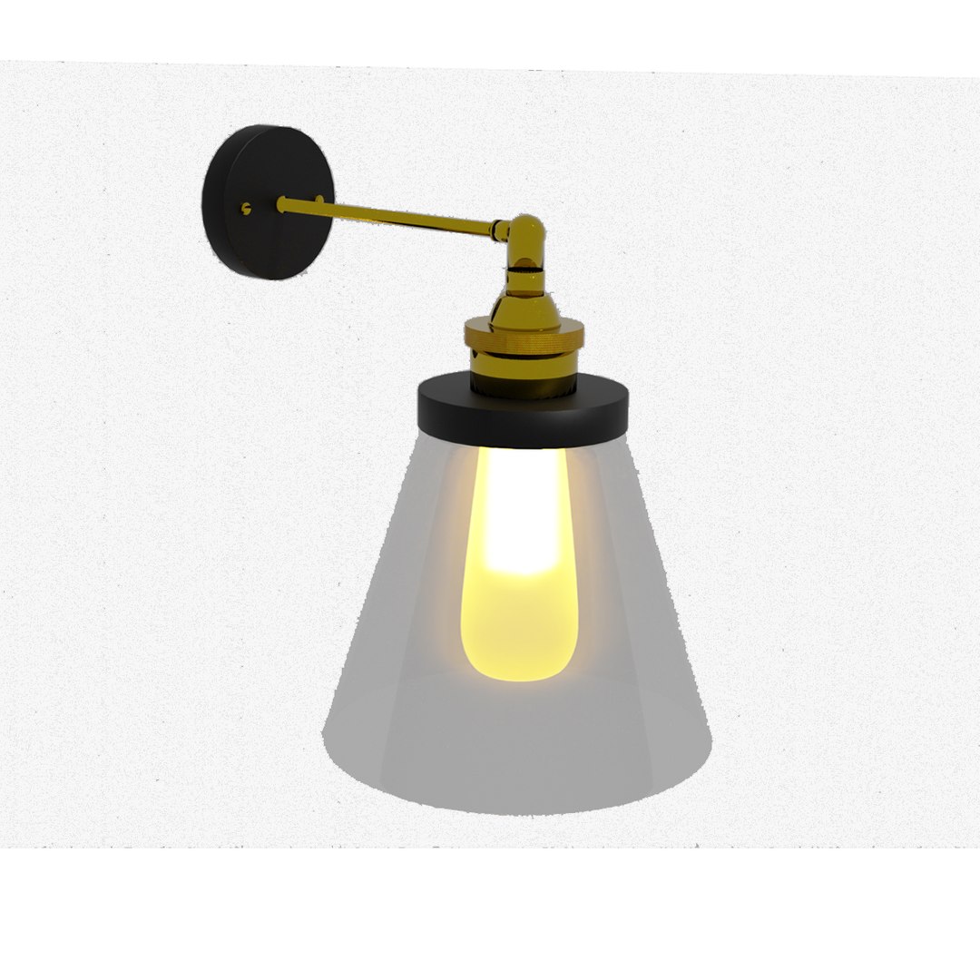 3D Wall Light - TurboSquid 2048102