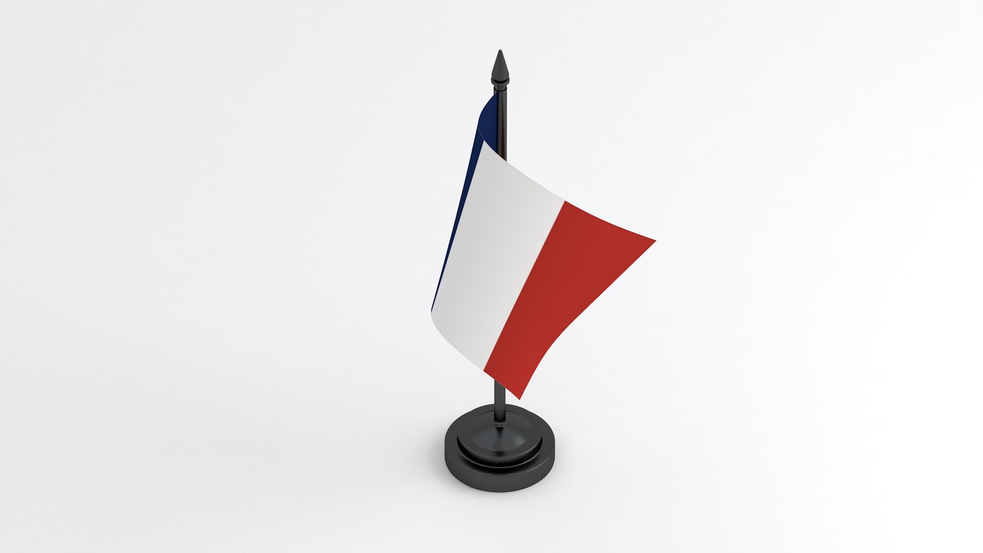 Table Flag France 3D Model - TurboSquid 2407301