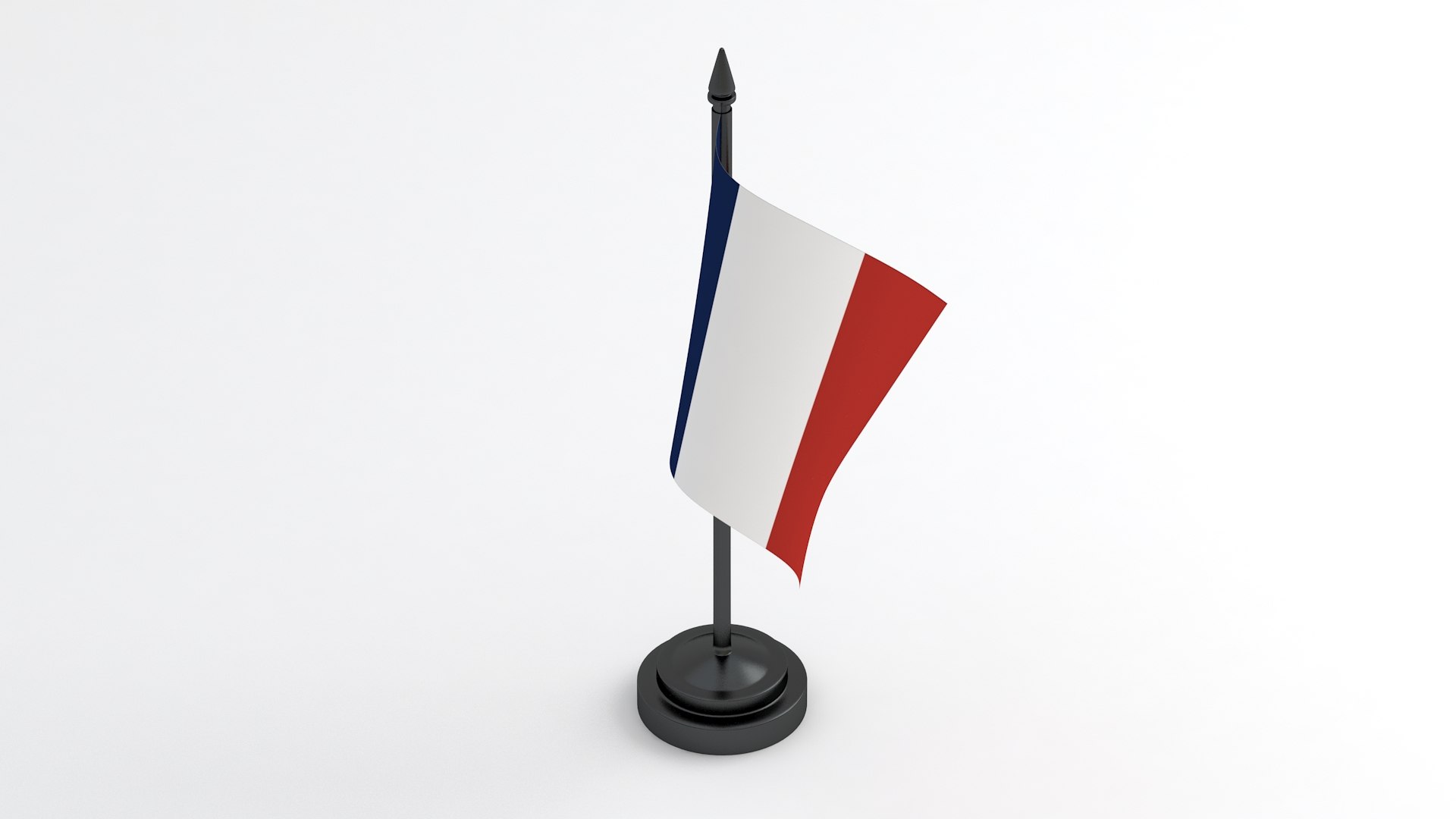 Table Flag France 3D Model - TurboSquid 2407301