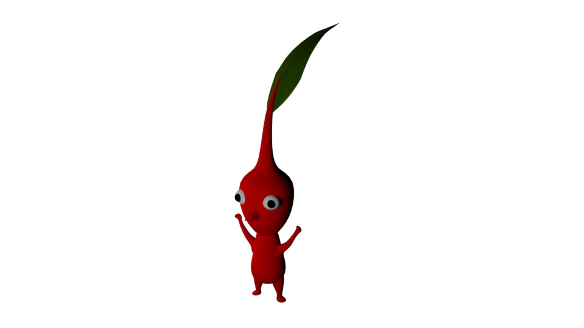 Red Leaf Pikmin Model - TurboSquid 1636623