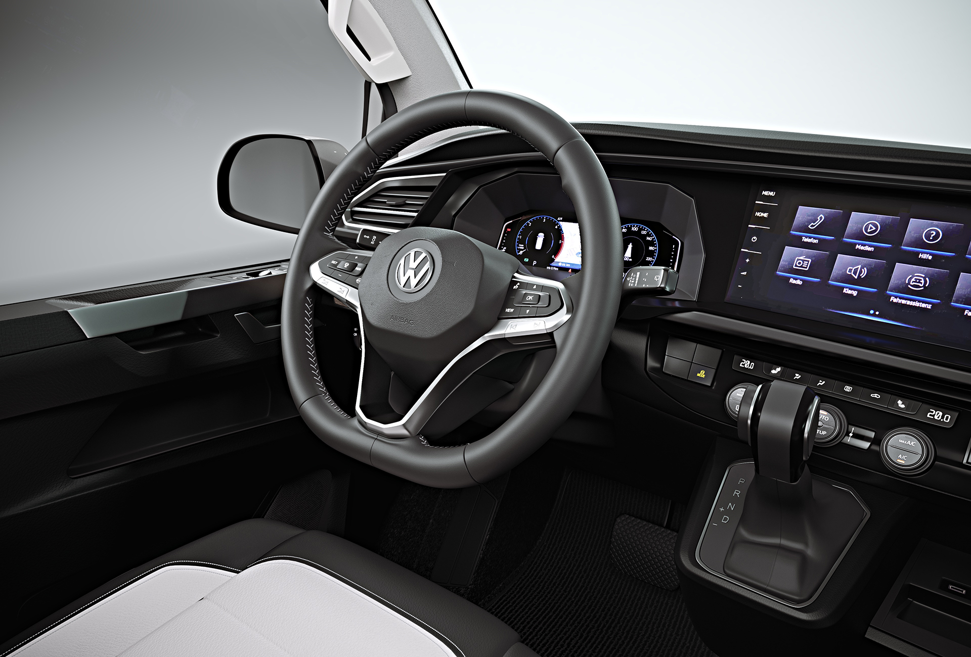 3D 2020 volkswagen transporter t6 model - TurboSquid 1452450