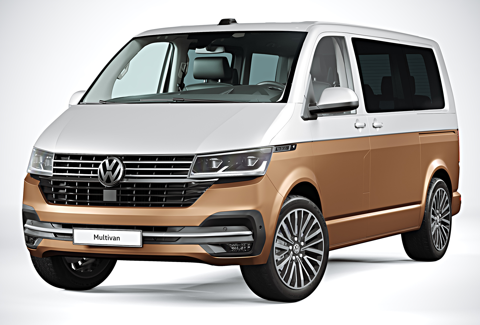 3D 2020 volkswagen transporter t6 model - TurboSquid 1452450