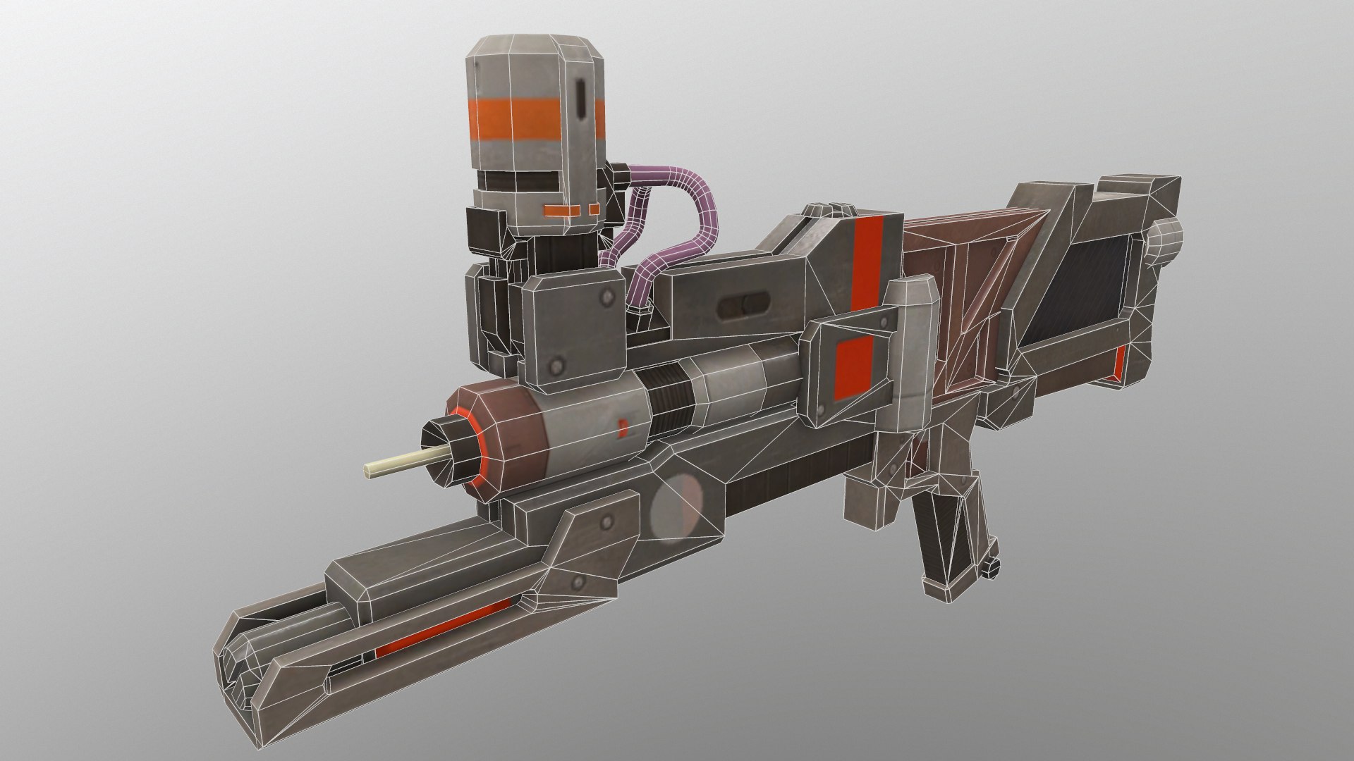 Particle Beam Level 1 3D Model - TurboSquid 2198205
