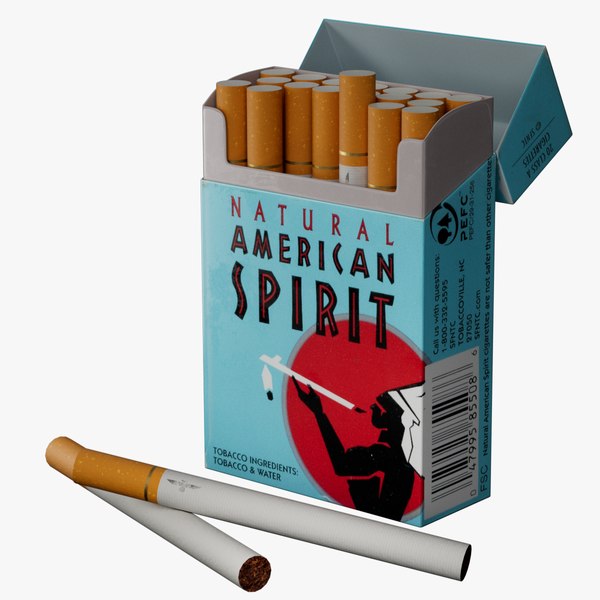 modelo 3d American Spirit Cigarettes - TurboSquid 2053458
