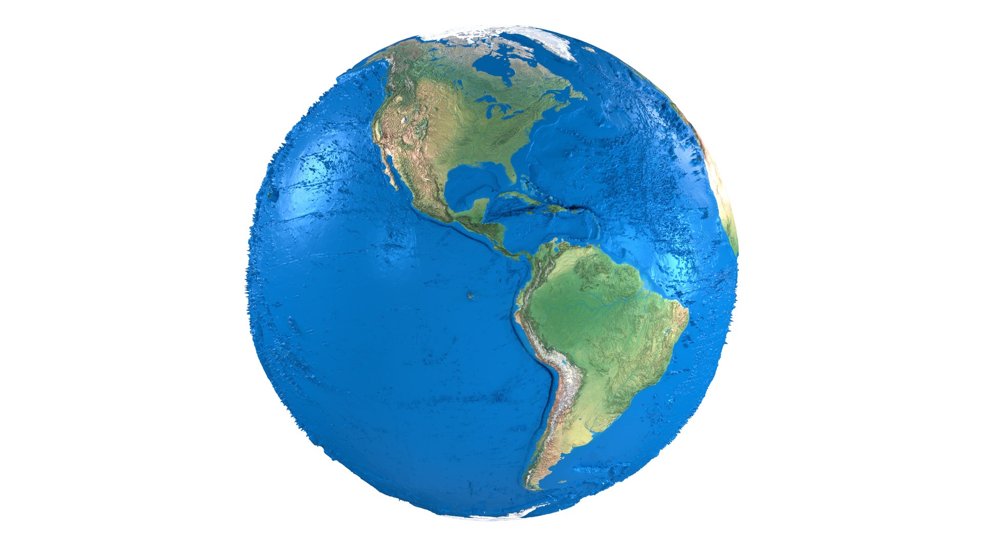Earth No Cloud 3D Globe 3D Model - TurboSquid 2347347