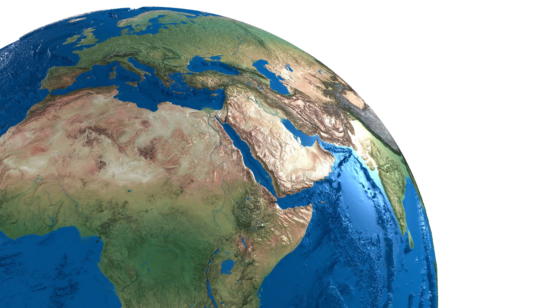 Earth No Cloud 3D Globe 3D Model - TurboSquid 2347347