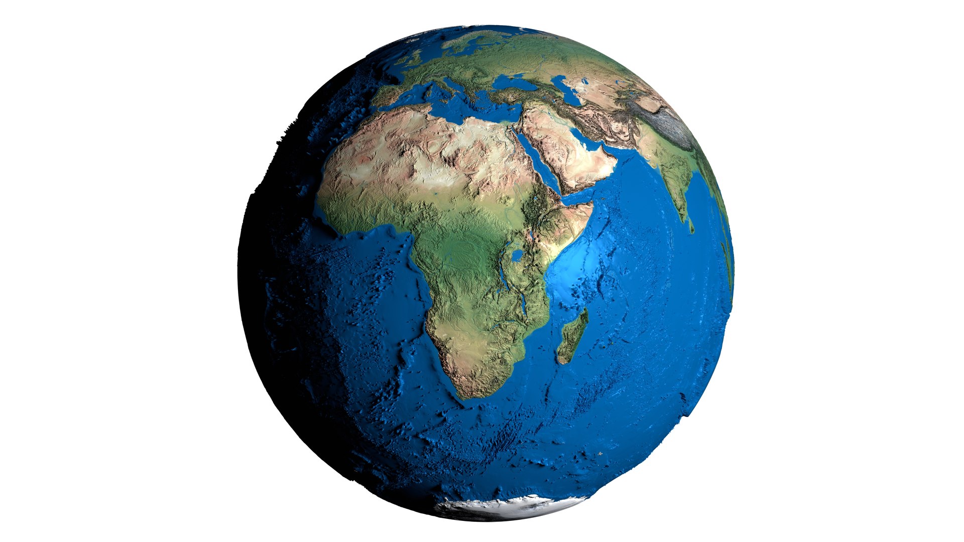 Earth No Cloud 3D Globe 3D Model - TurboSquid 2347347