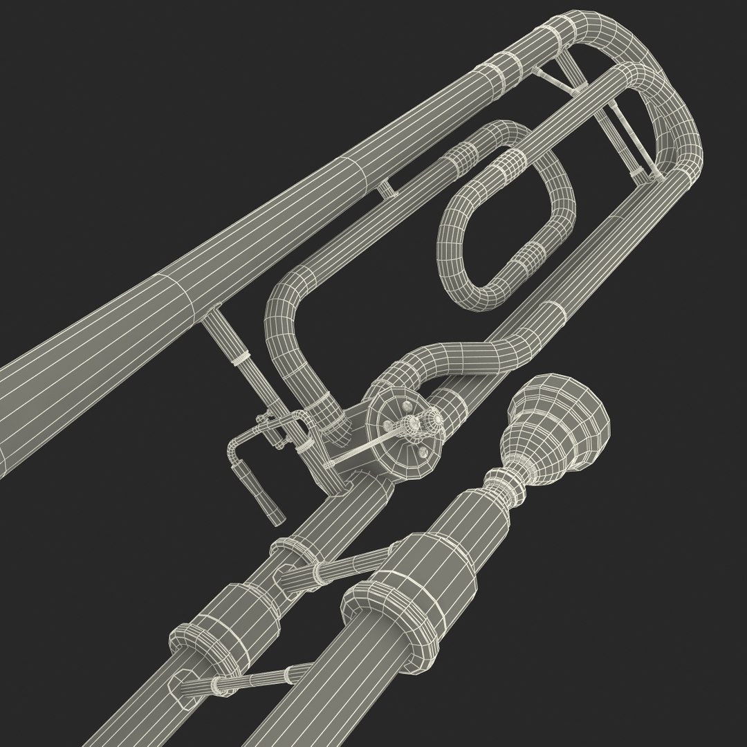trombone 3d 3ds
