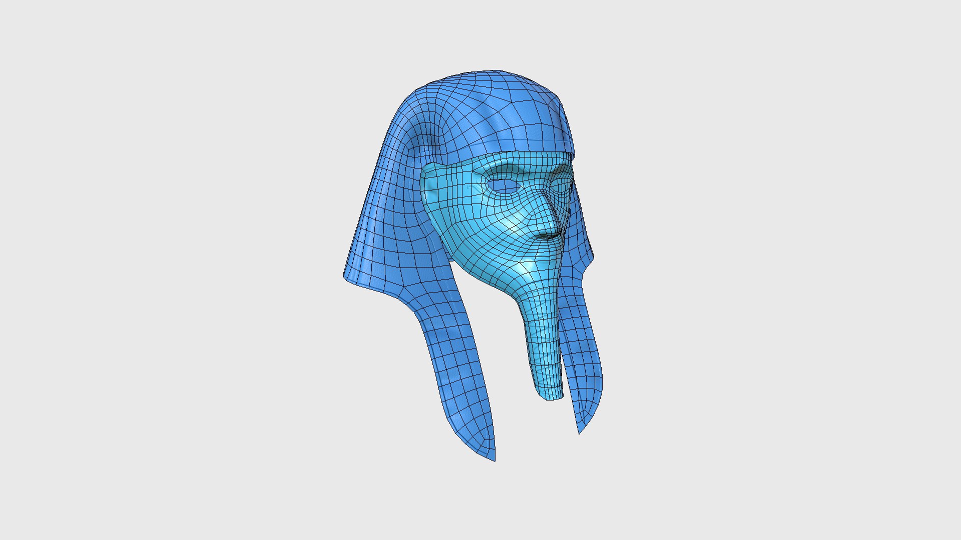 Amun Mask A02 - Egyptian Gods Character Clothing 3D Model - TurboSquid ...
