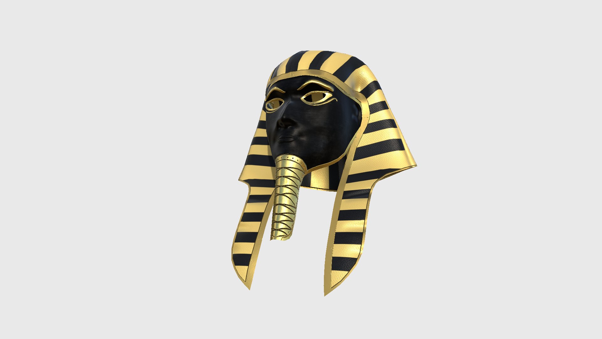 Amun Mask A02 - Egyptian Gods Character Clothing 3D Model - TurboSquid ...
