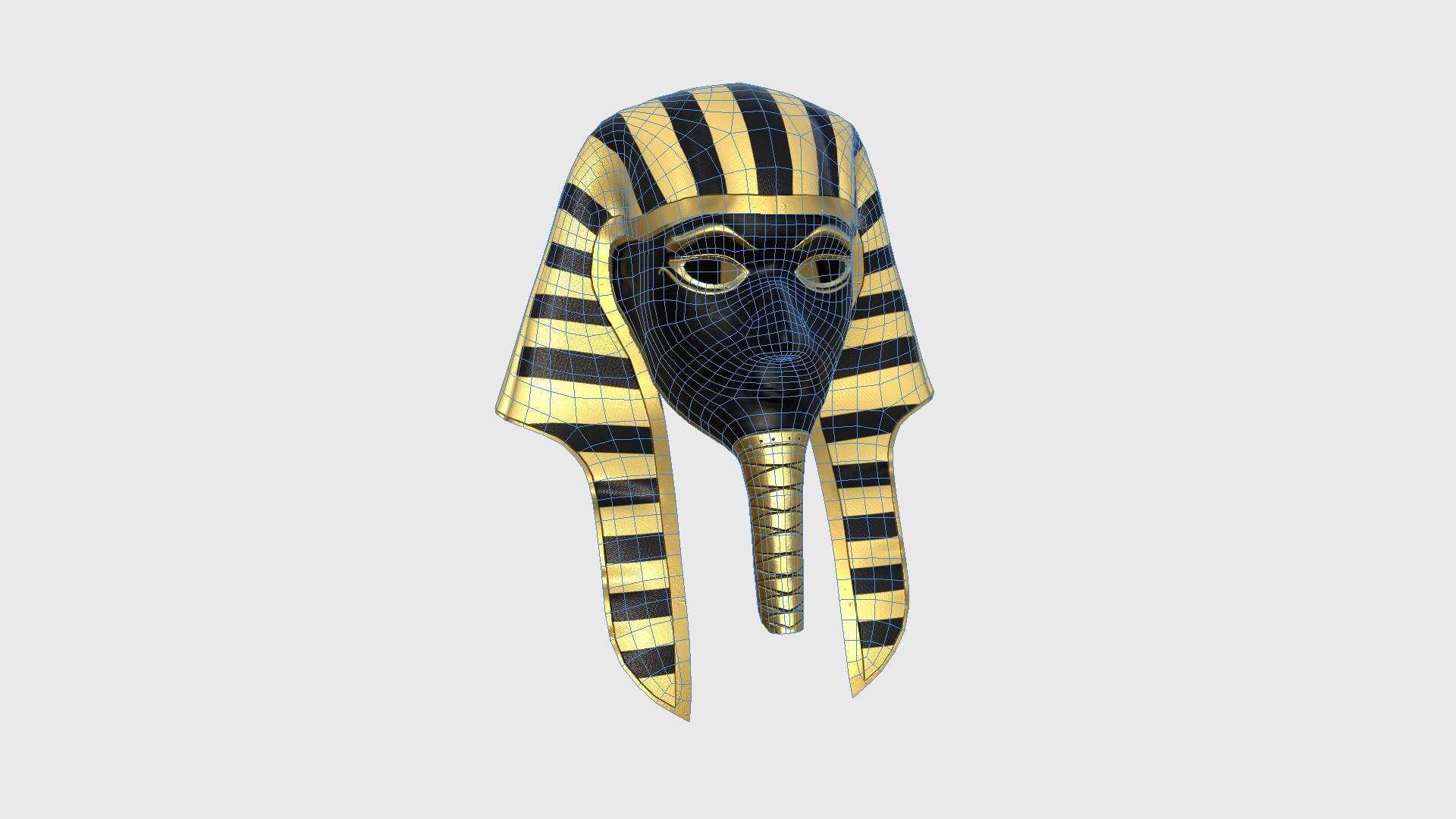 Amun Mask A02 - Egyptian Gods Character Clothing 3D Model - TurboSquid ...