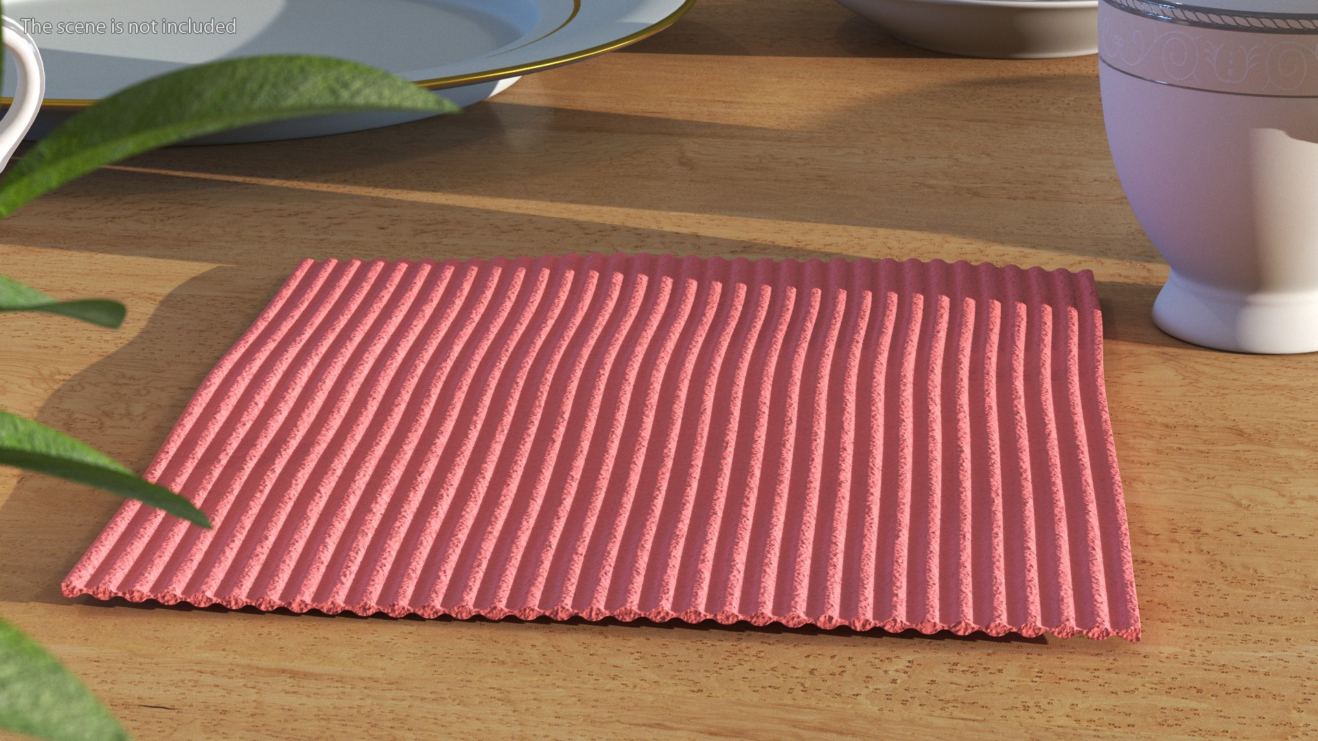 Kitchen Cloth Red 3D Model - TurboSquid 2133832