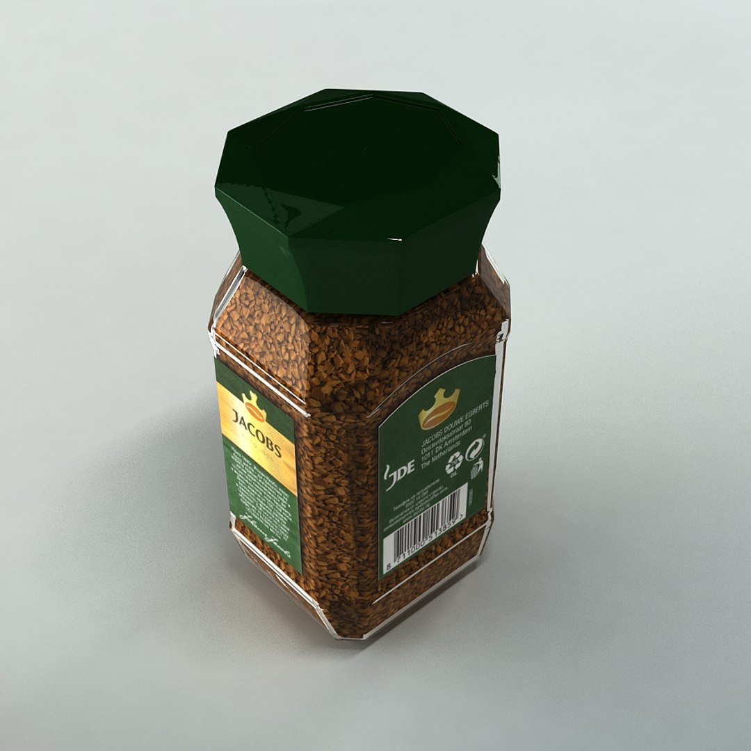 3D Jacobs Monarch Instant Coffee - TurboSquid 1615213