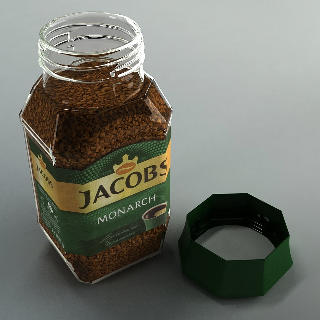 3D Jacobs Monarch Instant Coffee - TurboSquid 1615213