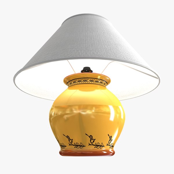 3d lights set lamps model