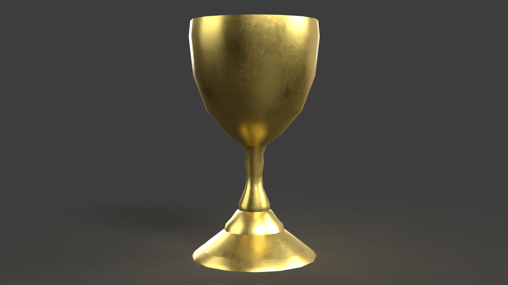 3D Model Golden Goblet - TurboSquid 2392667