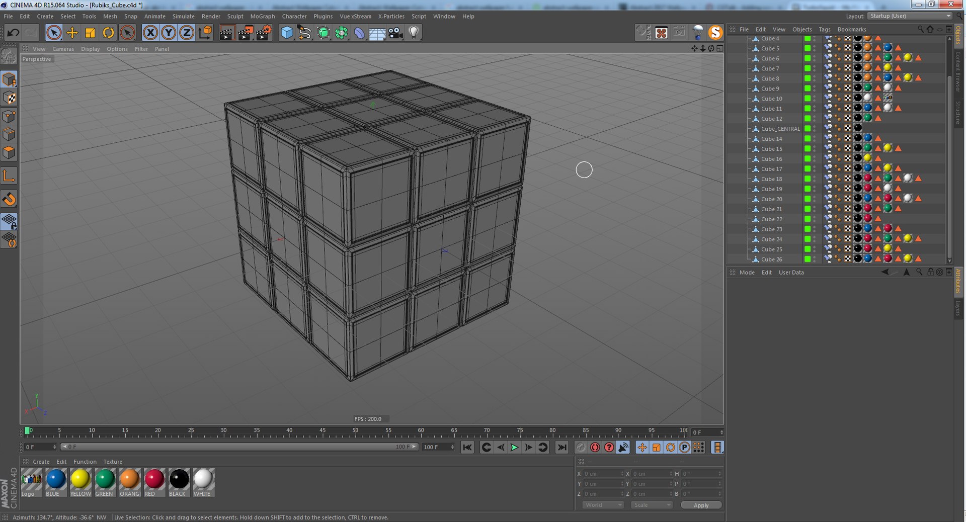 3D Rubik S Cube Model - TurboSquid 1196124