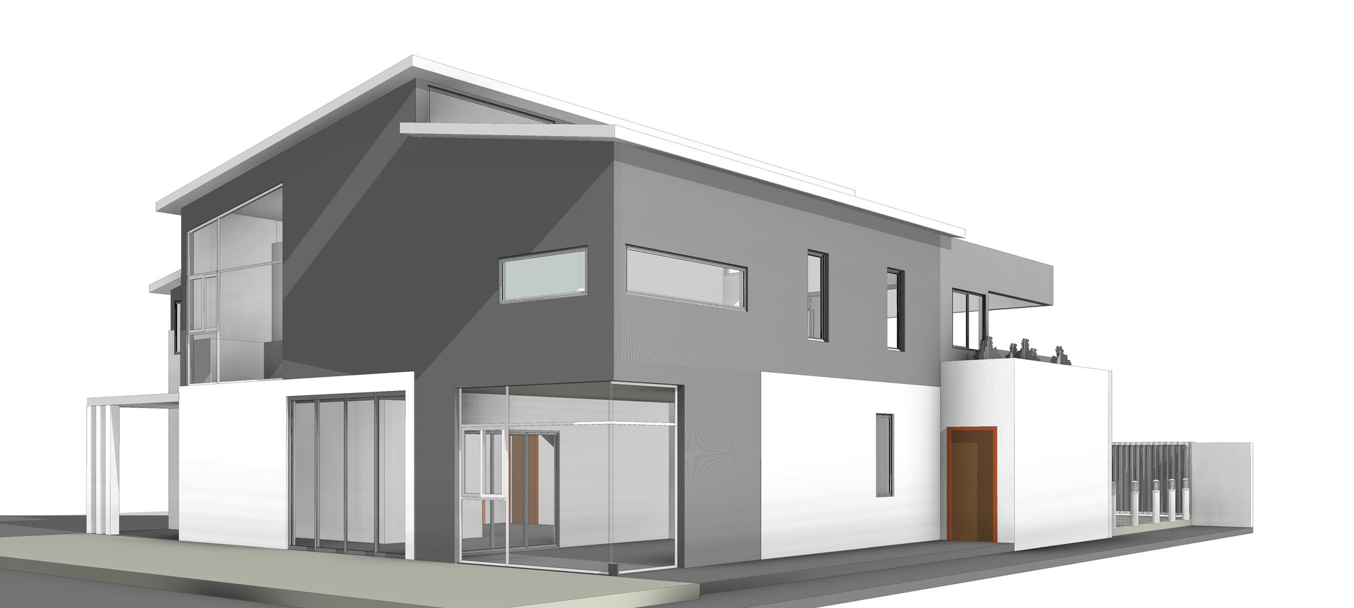Single house revit architecture 3D model - TurboSquid 1537020