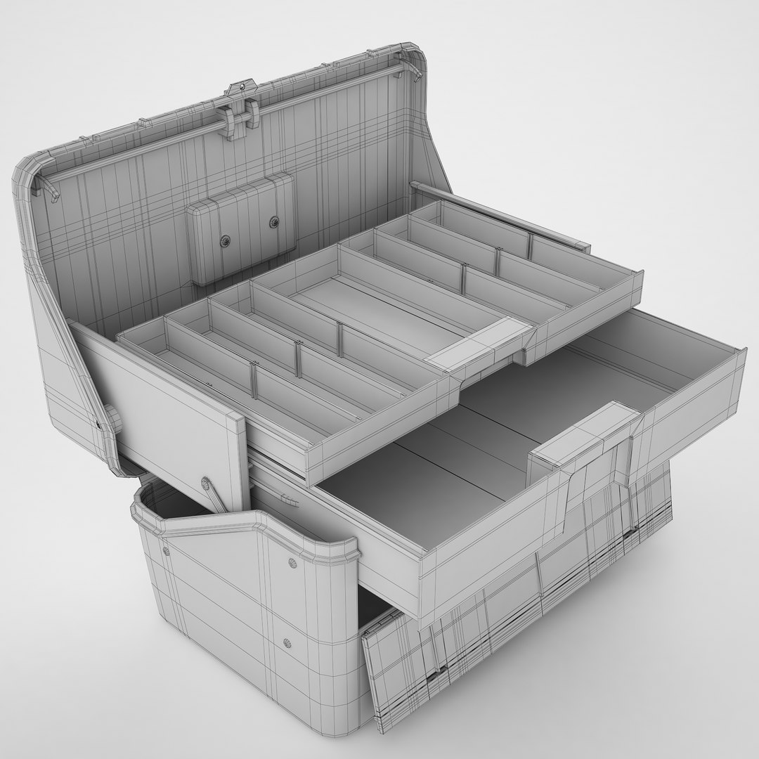 3D First Aid Paramedic Box 01 Model - TurboSquid 2029380