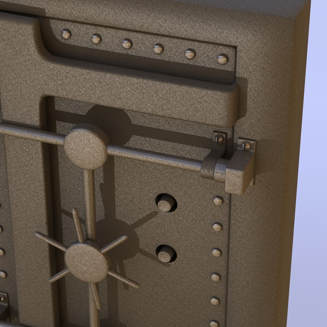 3D model vault door - TurboSquid 1230431