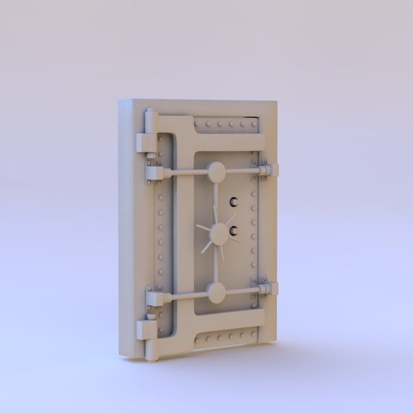 3D model vault door - TurboSquid 1230431