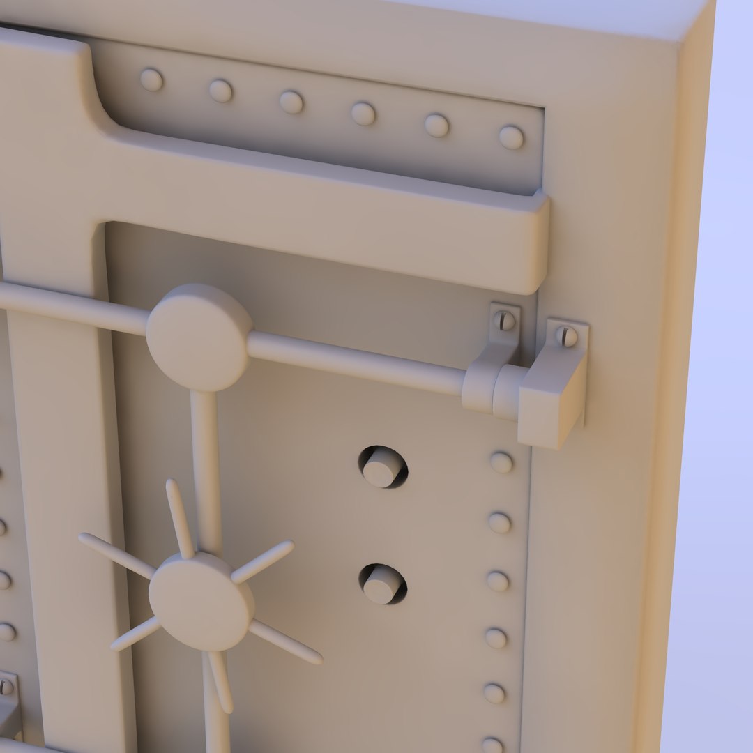 3D model vault door - TurboSquid 1230431