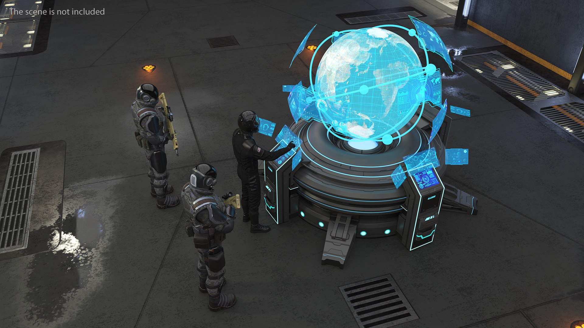 3D Captains Holo Command Table - TurboSquid 2292361