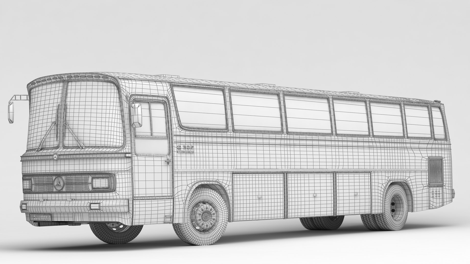 Mercedes Benz O 302 3D - TurboSquid 1994972