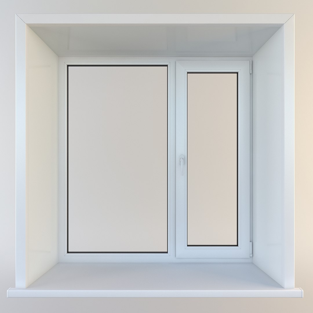 3d Model Window Plastic Pvc