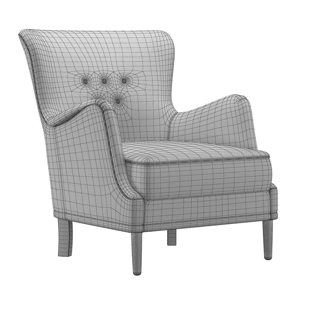 3D A Danish Armchair - TurboSquid 1965098