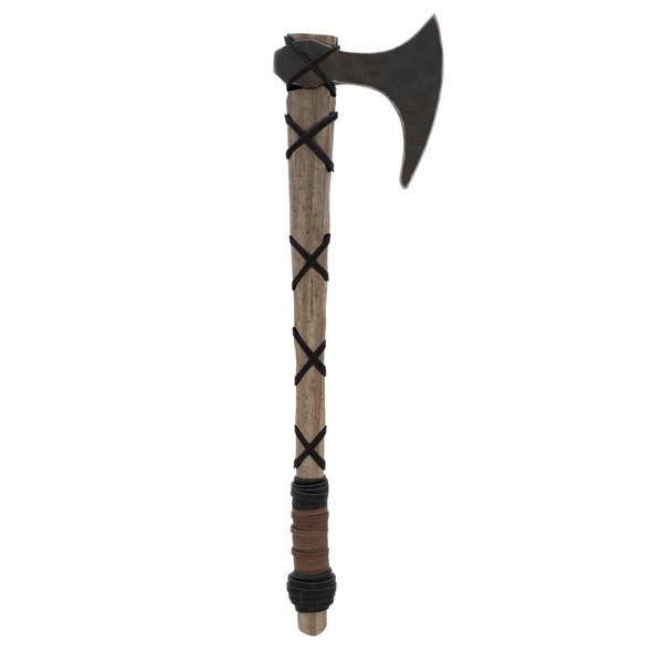 3D viking axe ax model - TurboSquid 1324203