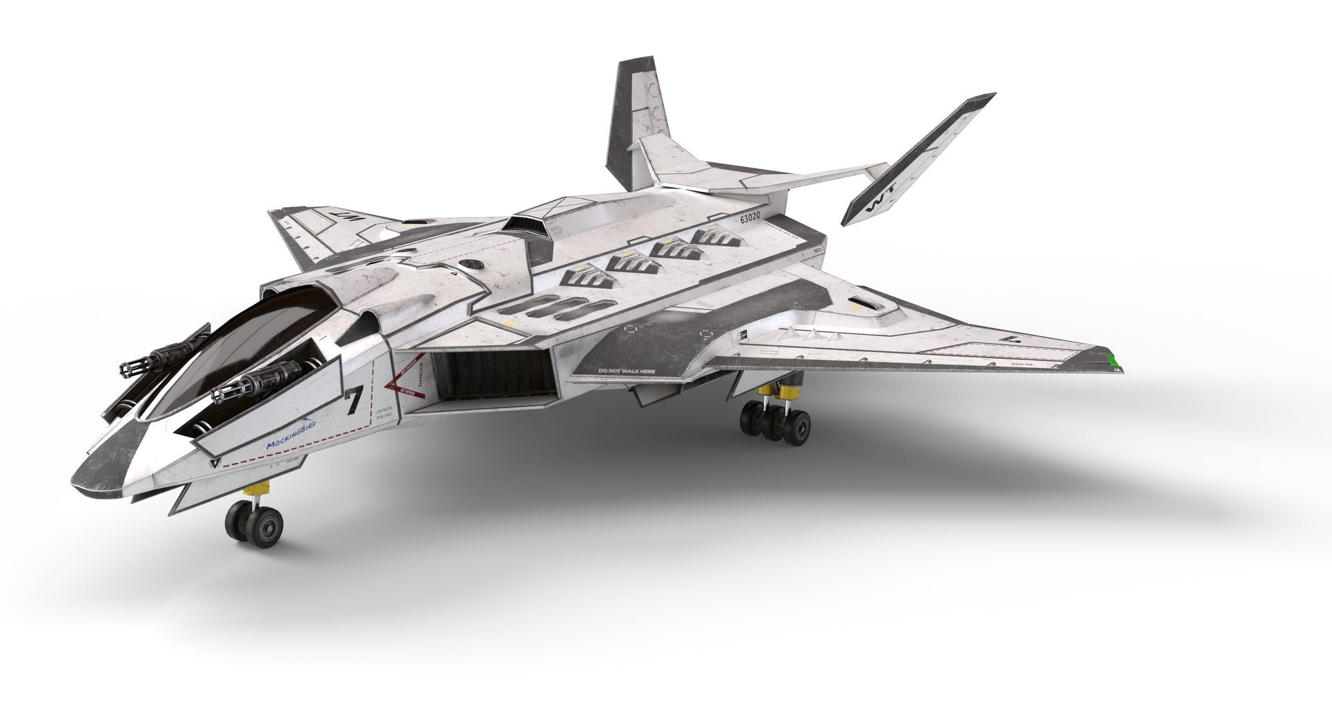 3D Jet Fighter Substance Painter Files Attached 8K Textures model ...