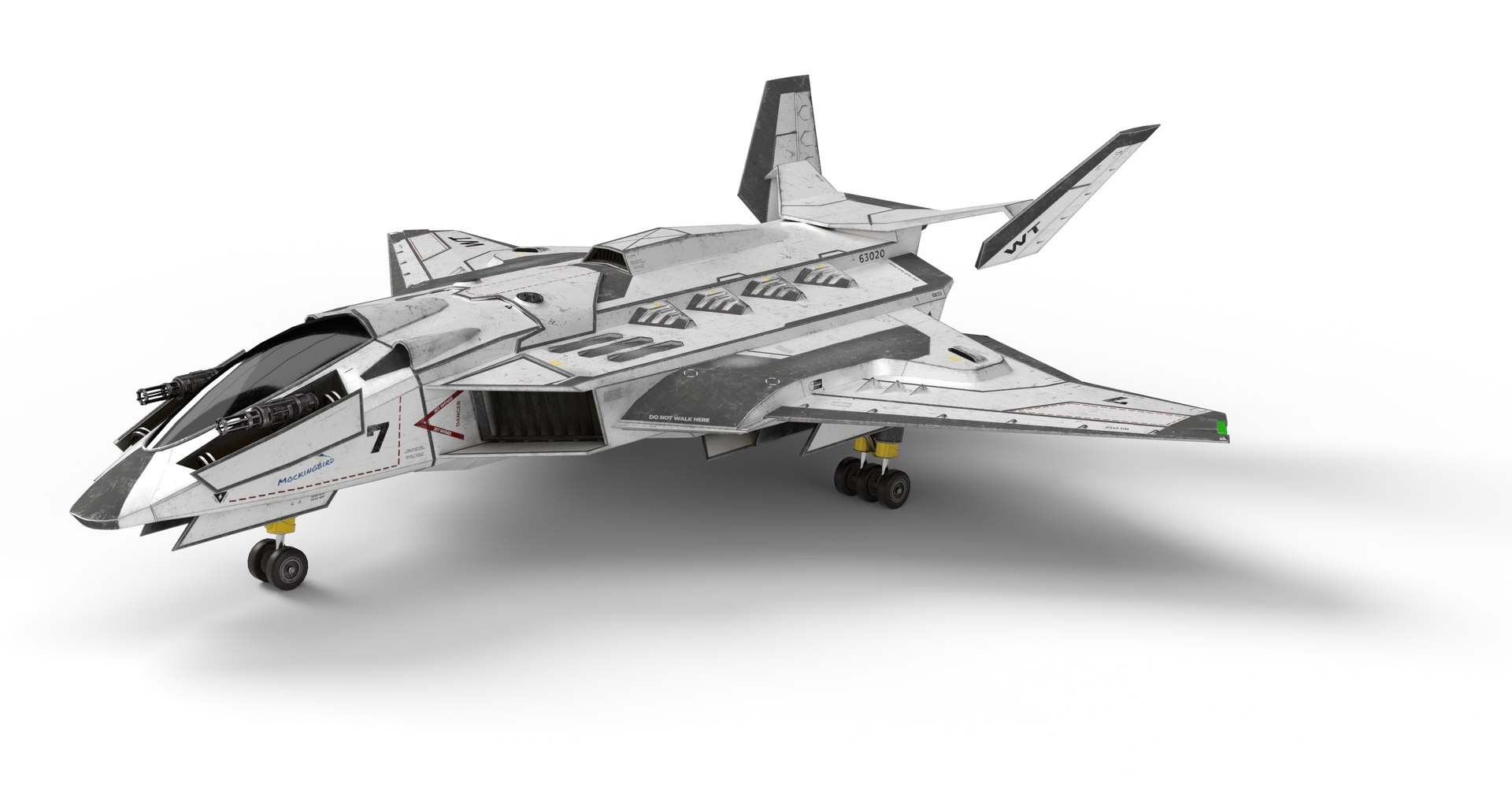 3D Jet Fighter Substance Painter Files Attached 8K Textures Model ...