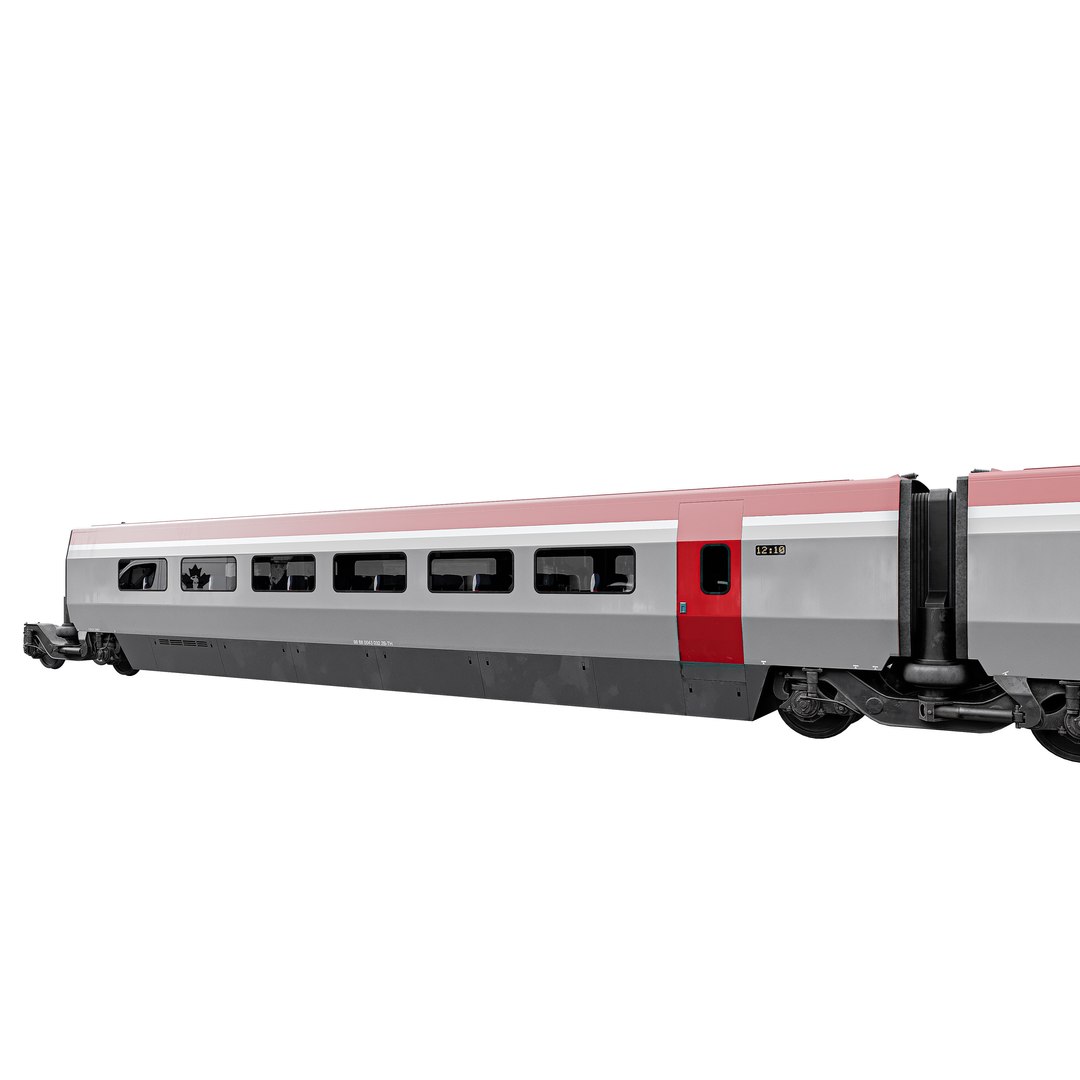 3D TGV PBKA THALYS-Wagon - TurboSquid 2336663