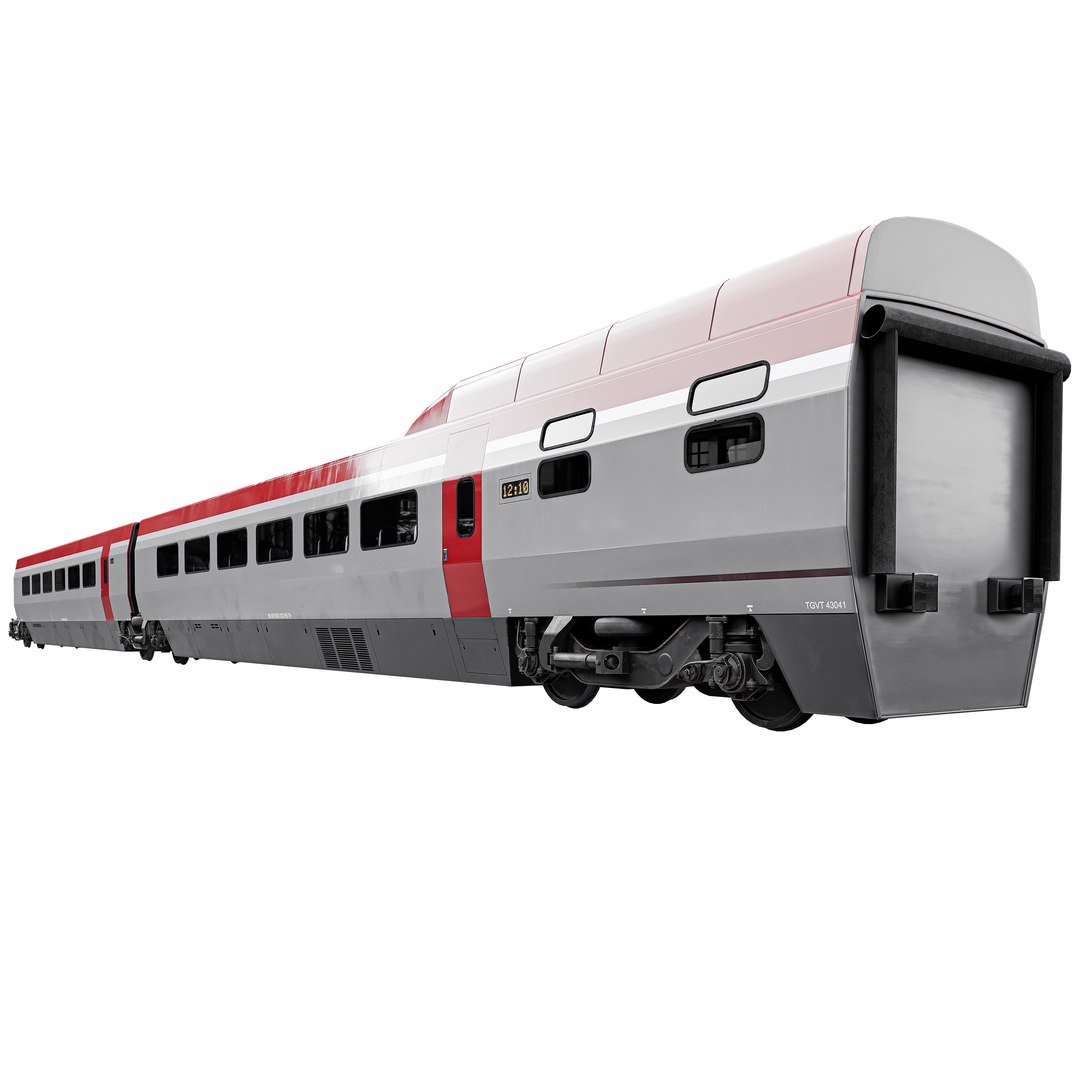 3D TGV PBKA THALYS-Wagon - TurboSquid 2336663