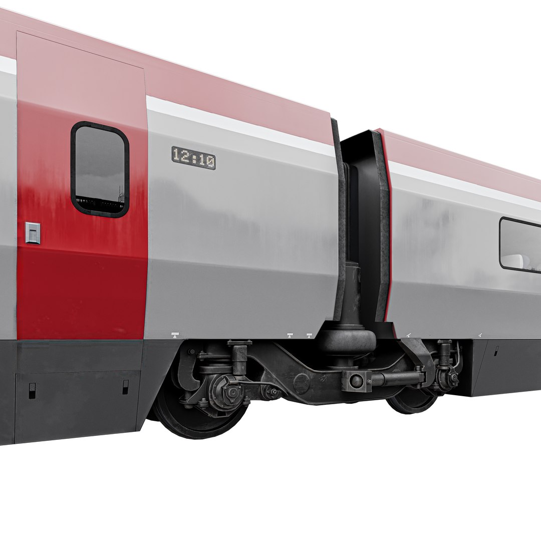 3D TGV PBKA THALYS-Wagon - TurboSquid 2336663