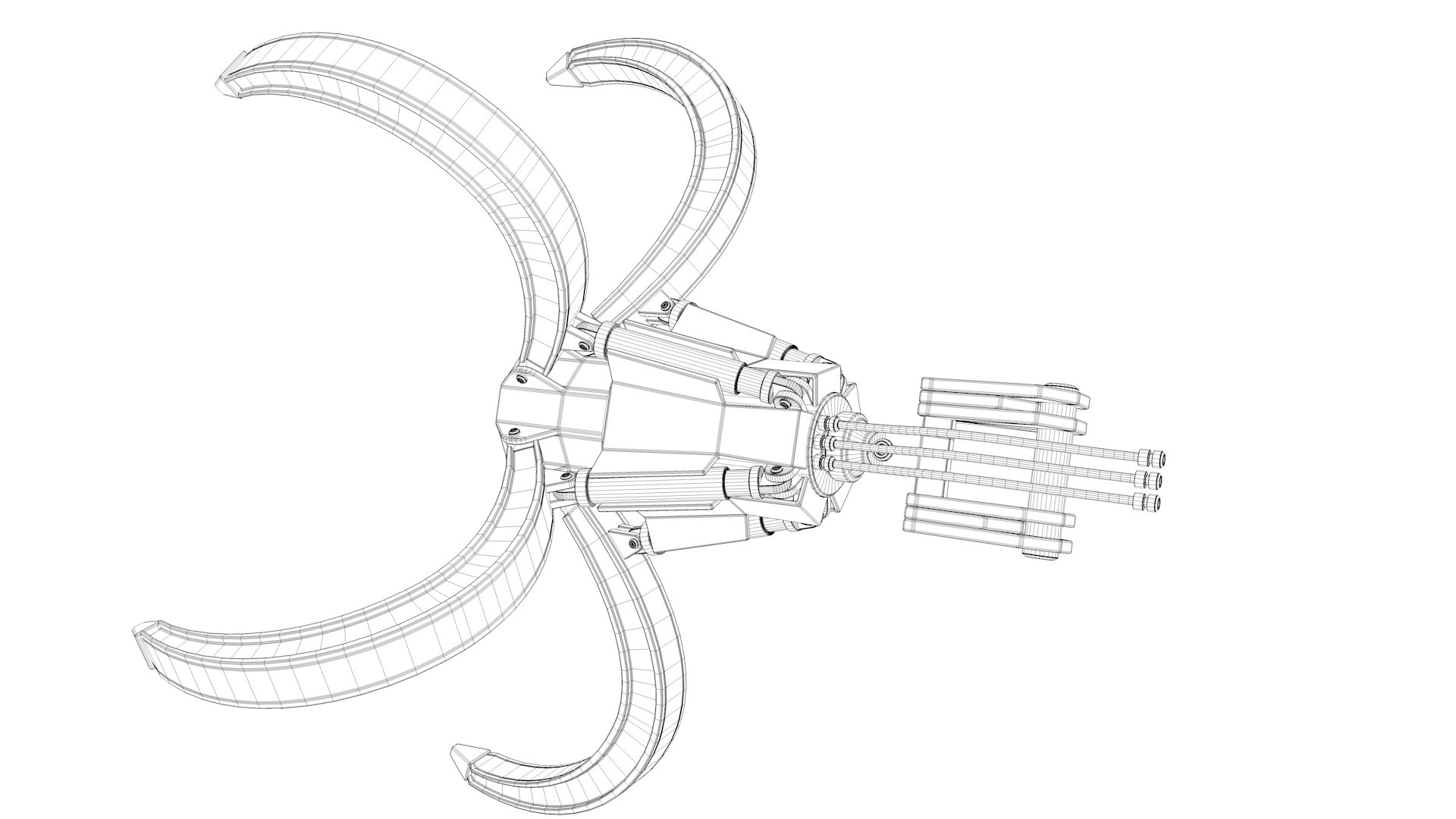 3D Hydraulic Grab Model - TurboSquid 2056404