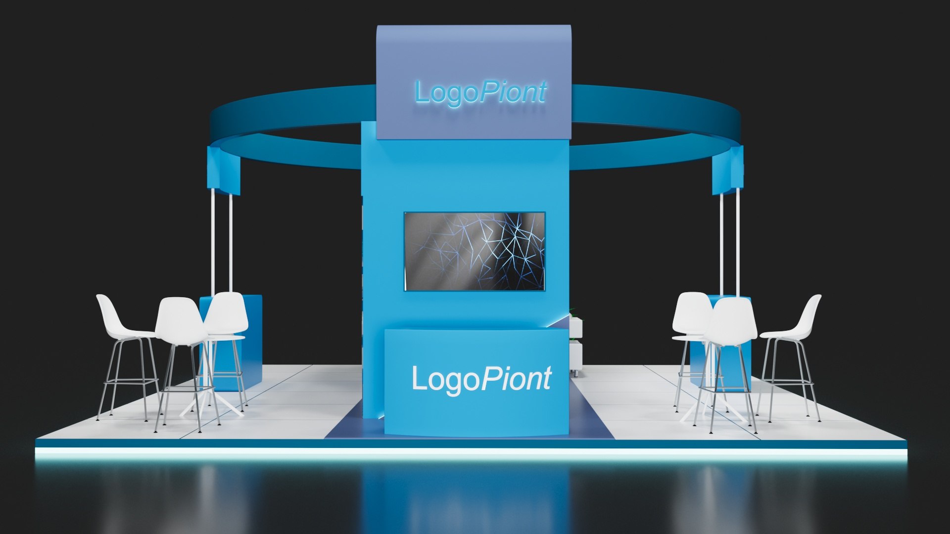 Exhibition Booth Model - TurboSquid 2208667