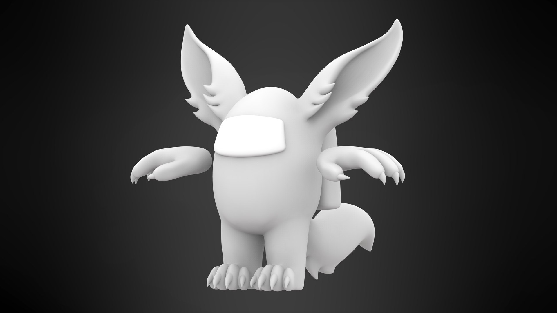 3D Model Gold Werewolf - TurboSquid 1631542