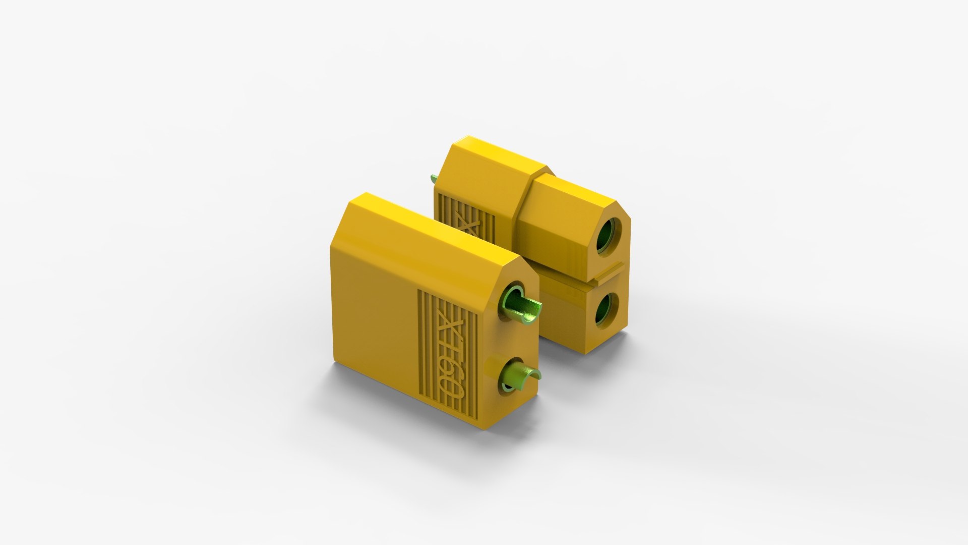 3D Xt60 Connectors - TurboSquid 1710759