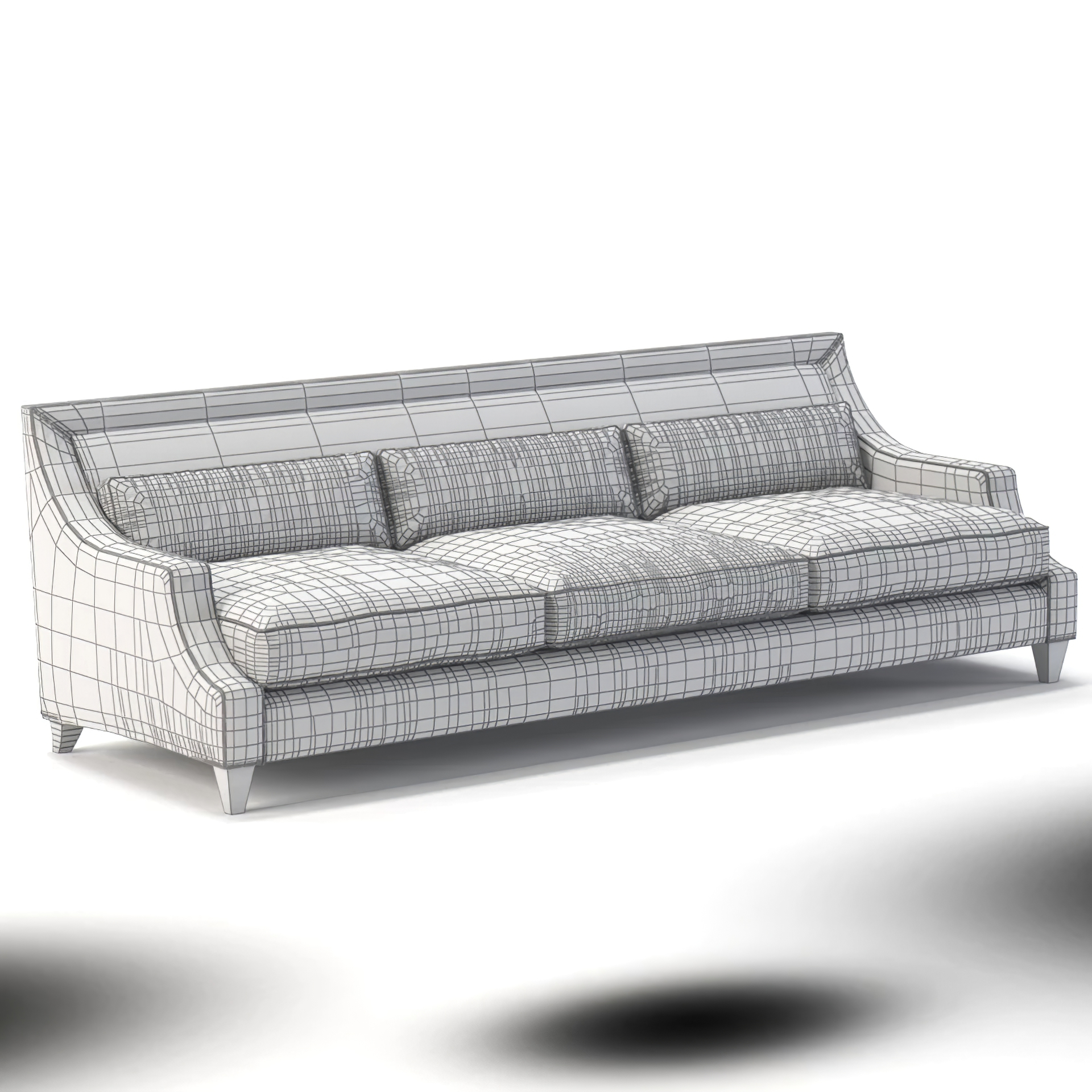 Baker 6130L Max Loveseat Thomas Pheasant 3D - TurboSquid 1954263