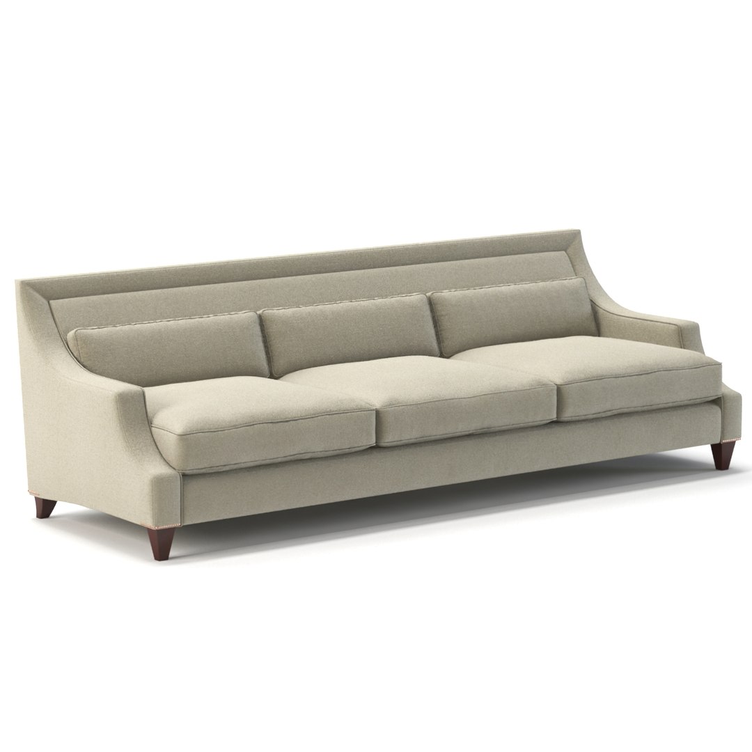 Baker 6130L Max Loveseat Thomas Pheasant 3D - TurboSquid 1954263