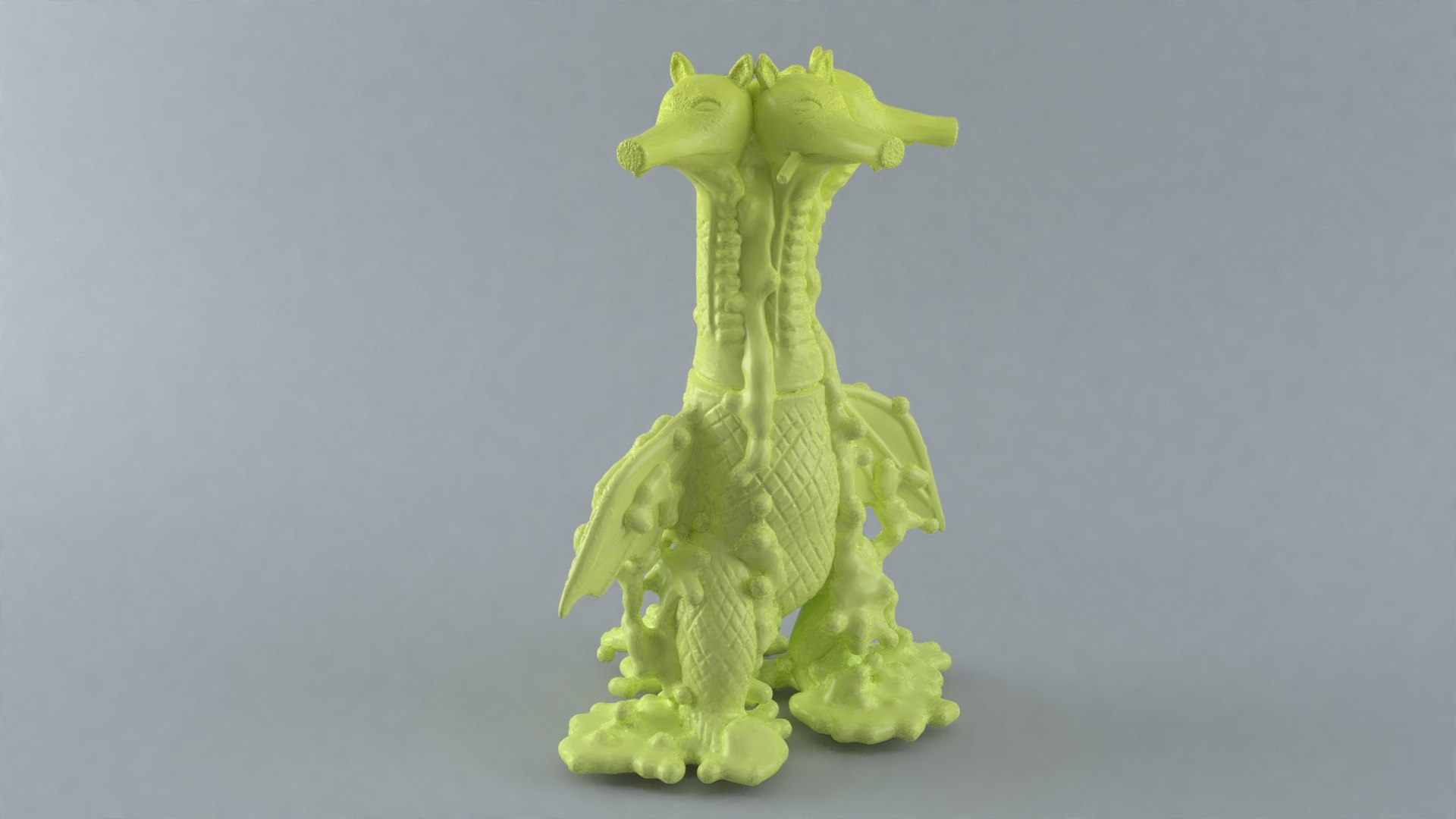 QuasiGhidorah Quasimoto X King Ghidorah 3D Print Model Model ...