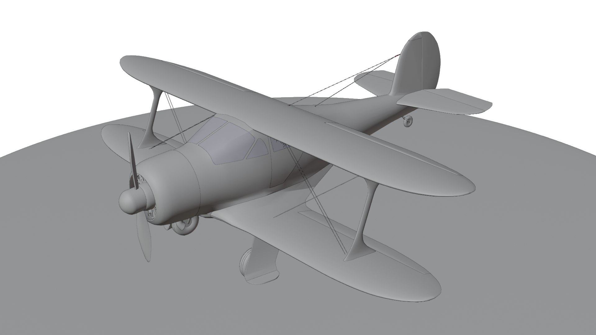 Beechcraft-Staggerwing 3D - TurboSquid 1846047